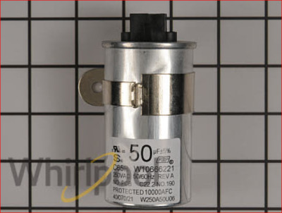 New Genuine OEM Whirlpool Washer Washing Machine Start Run Capacitor ...