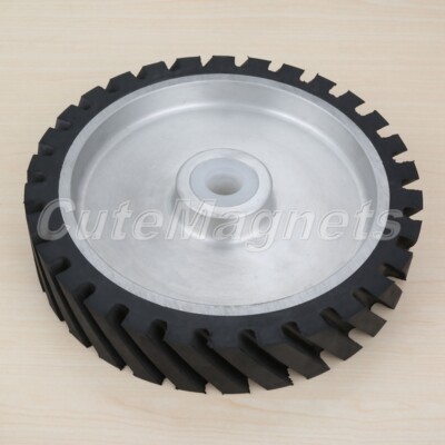 250x50mm Rubber Polishing Burnishing Wheel For Sanding Belt Cutting ...