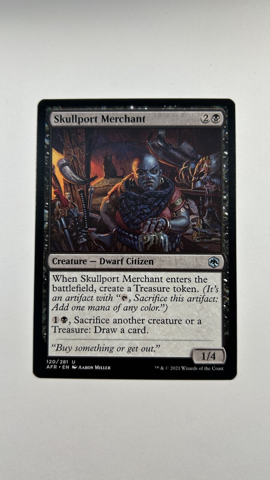 MTG Adventures in the Forgotten Realms Skullport Merchant 120/281 | eBay