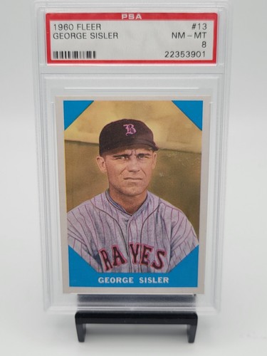 1960 Fleer Baseball George Sisler #13 PSA 8 | eBay