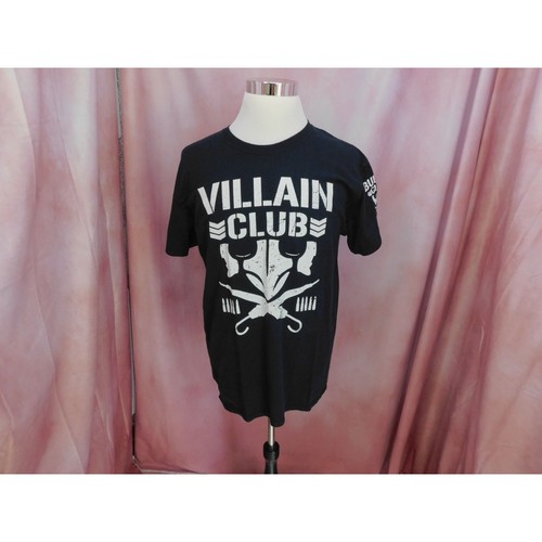 Villain Club Pro Wrestling T-Shirt Men Large Black Short Sleeve | eBay