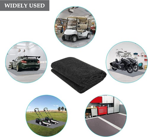Golf Cart Mat-Shield Floor Protector-Absorbent Oil Mat–Parking Mat ...
