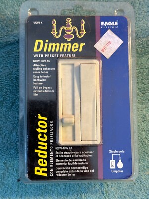 Eagle Electric Dimmer Reductor 6420V-K Single Pole 600W - 120V Beige ...