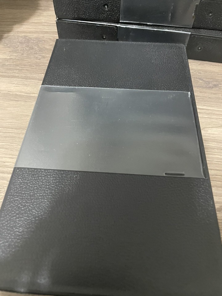 Lot Of 8 Vintage Empty VHS Plastic Clamshell Storage Cases Full Sleeve ...