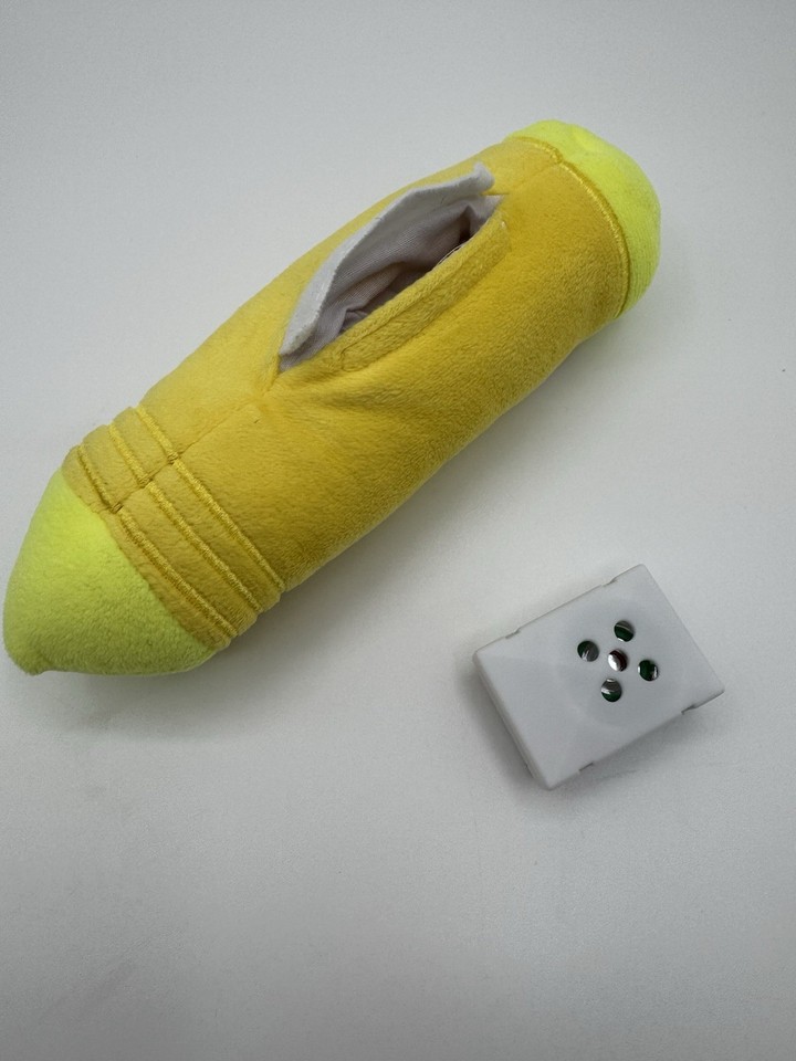 BabyFirst TV Color Crew Plush Yellow Talking Crayon WORKS- Needs ...