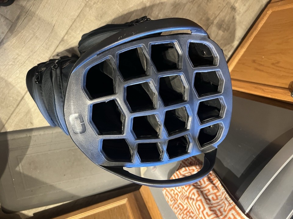 Ogio Woode Cart Golf Bag Black Blue With Cover Nice | eBay