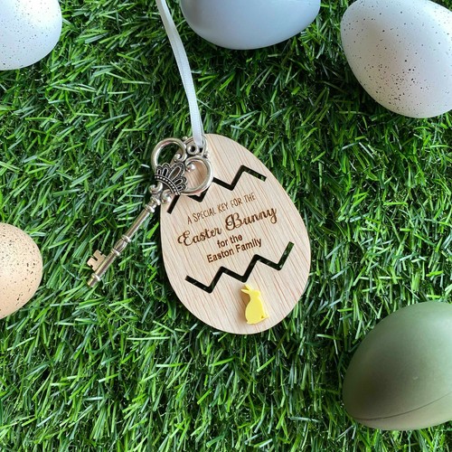 Easter Bunny Magic Key Personalised Engraved | eBay
