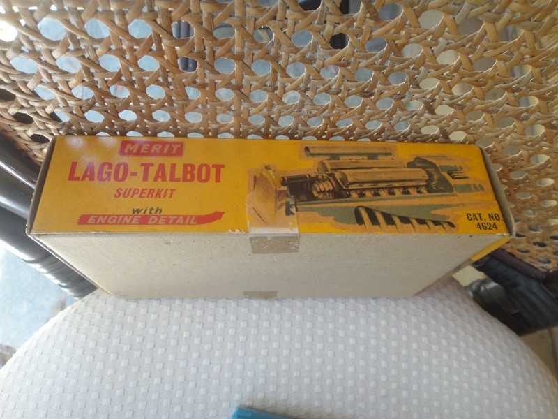 MERIT LAGO-TALBOT BLUE SUPERKIT CAR 4624 1:24 BOXED NOS | eBay