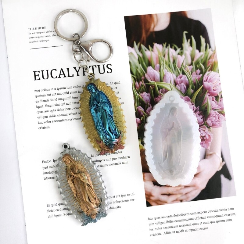 Unique Catholic Holy Silicone Mold for Crafting Keychains and ...