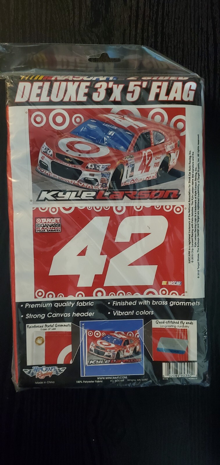 Kyle Larson#42 Target 2016 Car Chip Ganassi Racing 3'x5' Flag | eBay