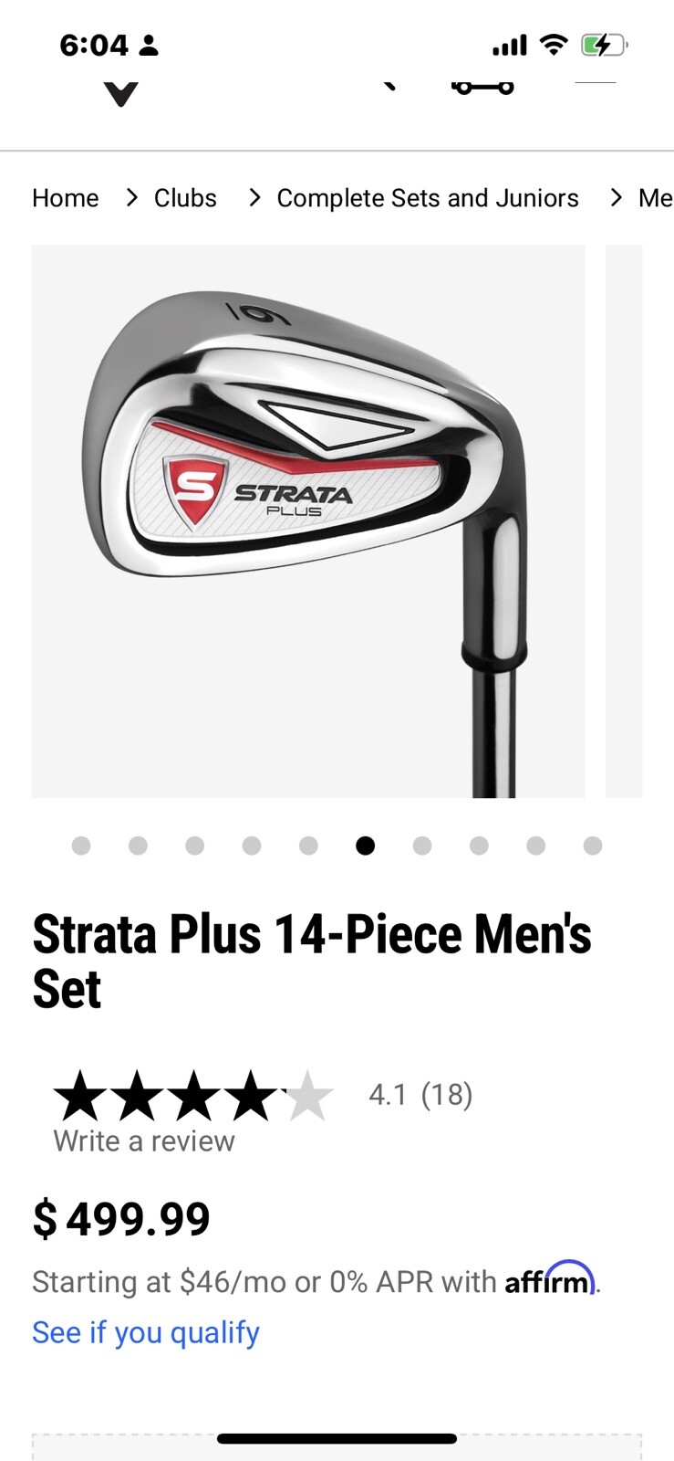 Callaway Strata Plus 14 Piece Complete Golf Set - (4PKR190714067) for ...