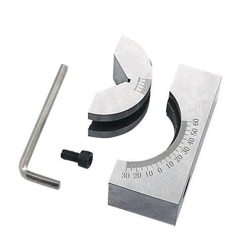AP25 Precision Gauge Miniature Adjustable Angle V-Block Milling Device ...