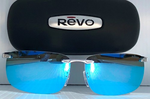 NEW* REVO DESCEND Z Metal Satin Chrome POLARIZED Blue Water Sunglass ...