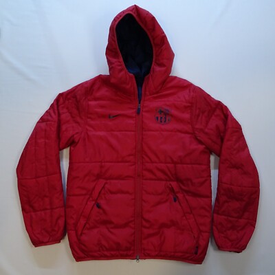 Nike FC Barcelona Alliance Flip It Reversible Puffer Jacket US Size ...