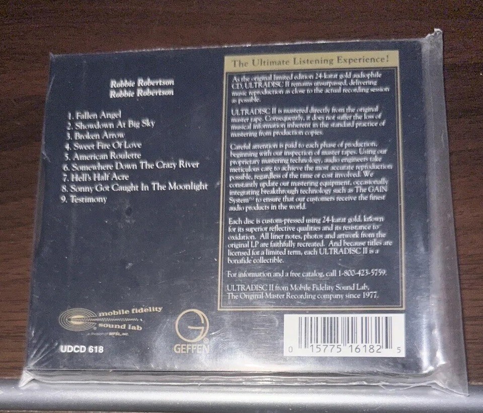 Robbie Robertson - Robbie Robertson (CD, Dec-1994, Mobile Fidelity ...