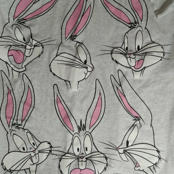 Vintage Looney Tunes Bugs Bunny Faces Expressions T-S… - Gem