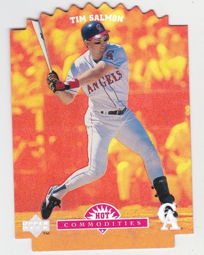 1996 UPPER DECK HOT COMMODITIES TIM SALMON ANGELS BASEBALL TRADING CARD ...