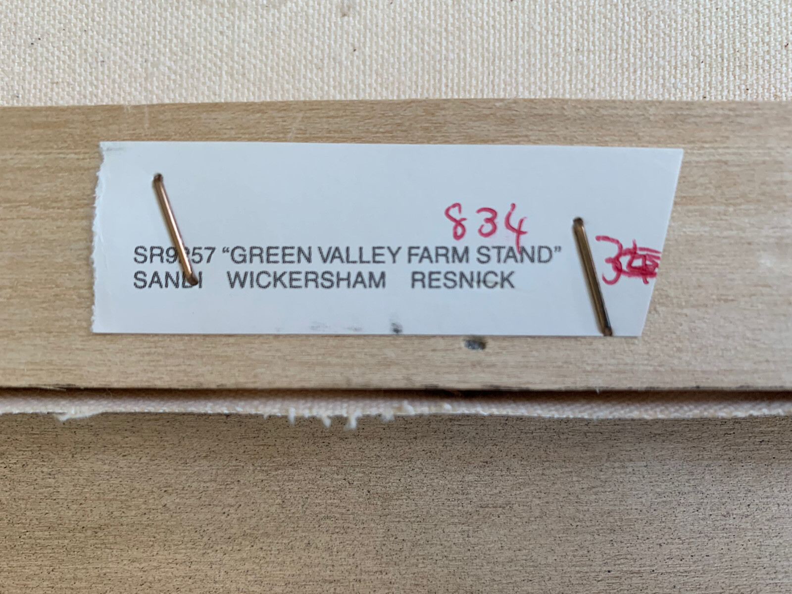 Sandi Wickersham Resnick Print On Canvas “Green Valley Farm Stand” | eBay