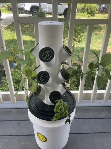 Buy 12 Net Pot 3D Printed Hydroponic Garden Tower 3ft Online at Lowest ...