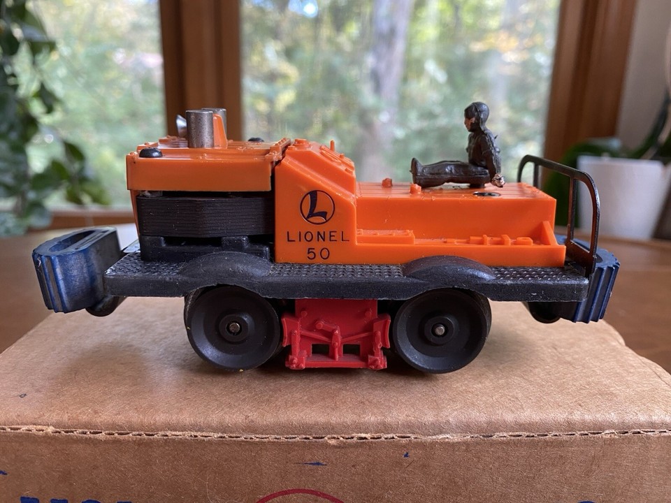 Vintage LIONEL- Railroad Train O Gauge No. 50 Gang Car w/ Original Box ...