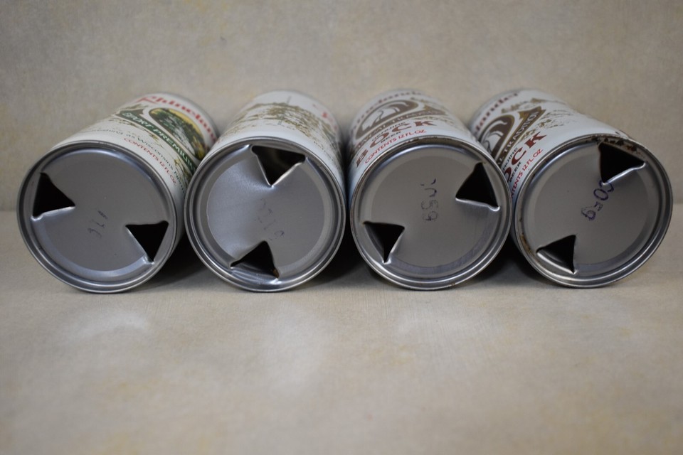 Rhinelander Beer 12 oz Steel Cans 2 Premium & 2 Bock Huber Brewing Co ...