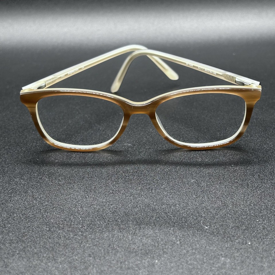 Superflex SF-528 Eyeglasses Frame Flex Taupe Grain 50-16-140 Used | eBay