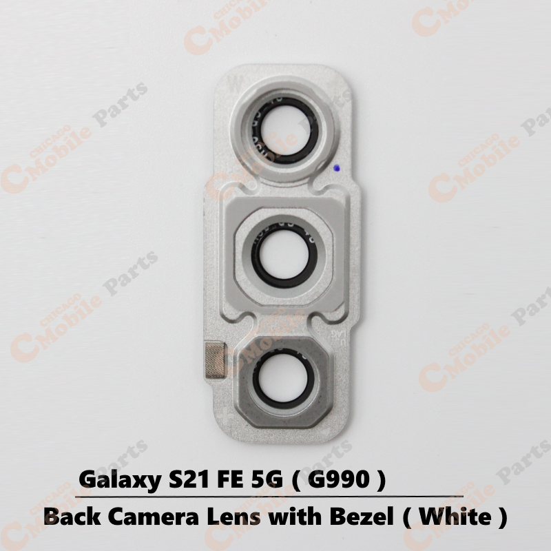 Galaxy S21 FE 5G Rear Back Camera Lens with Bezel ( G990 / White ) | eBay