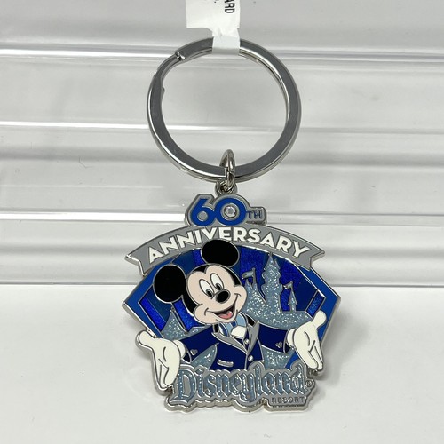 Disneyland Bling Castle Keychain 60th Anniversary Diamond Celebration ...