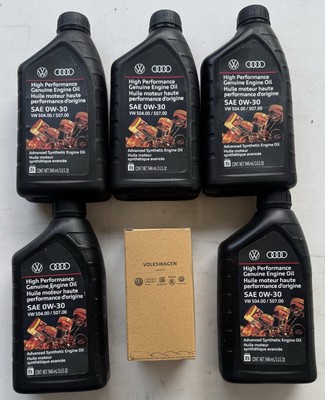 VW 2.0 TDI Diesel 507.00 (CBEA CJAA) Engine Motor Oil Change Kit OEM ...