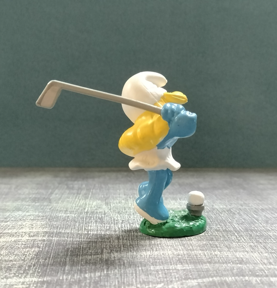 Golf Smurfette 20210 Smurfs Vintage Figure Toys Lot Z 47 | eBay