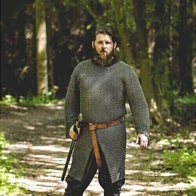 Chain Mail full sleeve Flat Riveted With flat Washer Chainmail shirt | eBay