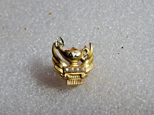 Old 10k Gold 1949 Delta Zeta Sorority Pin Badge | eBay