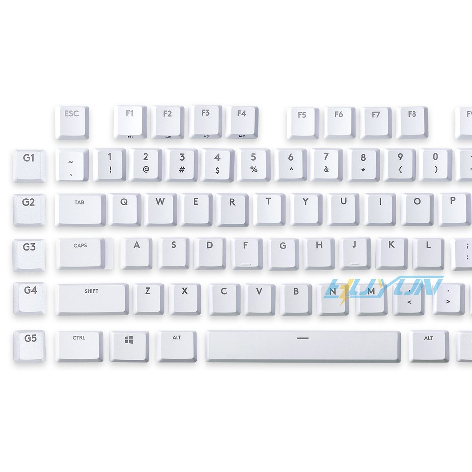 Replacement G915 TKL key caps White for Logitech G813 G913 G815 G915 ...