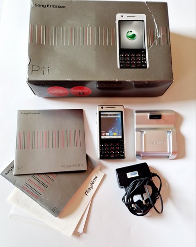 Sony Ericsson P1i Silver Unlocked Rare Retro Mobile Phone In Excellent ...