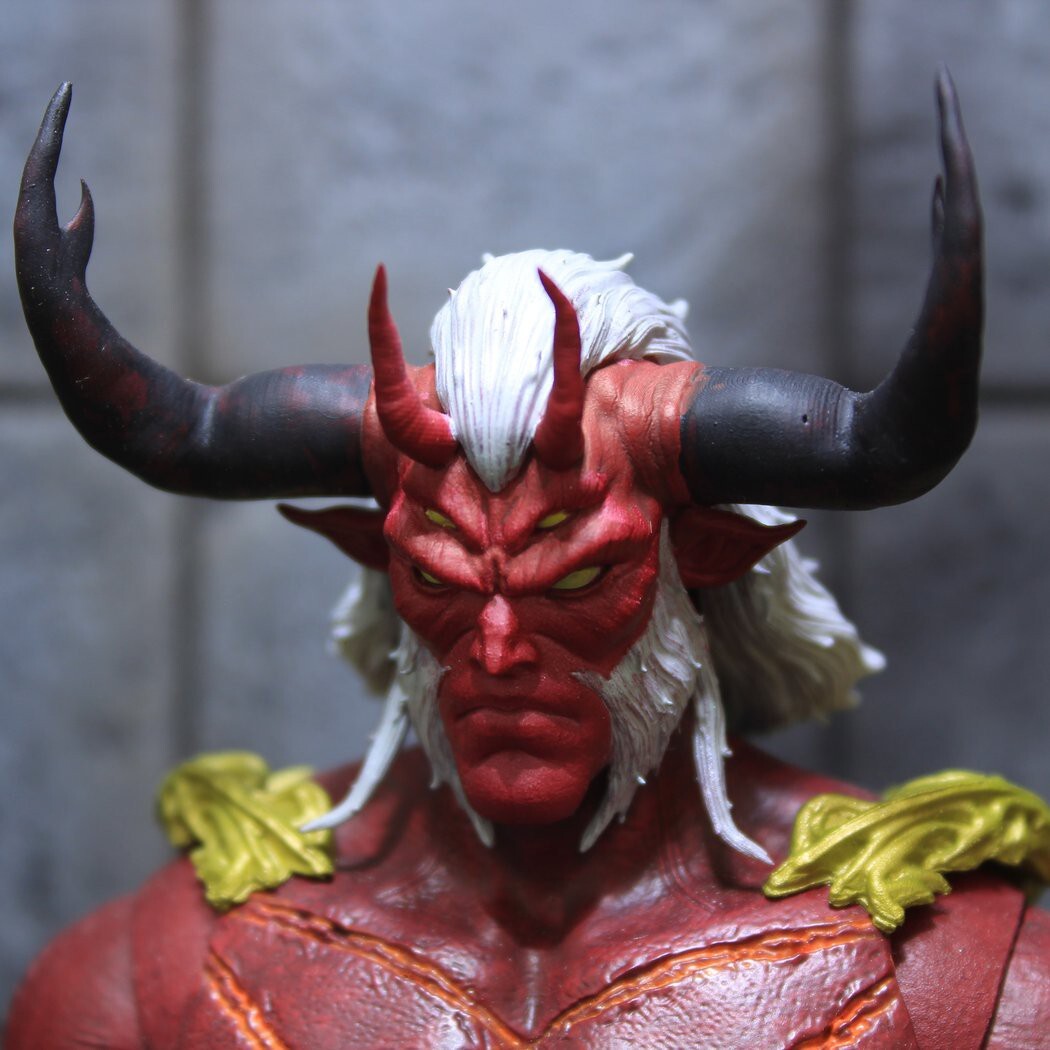 1/10 Custom DC Multiverse Demon Father Trigon Head Sculpt | eBay