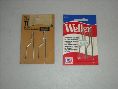 Lot of 3 New NOS WELLER SOLDERING GUN TIPS 7135 Fits 8200 Plus 8125 SEE ...