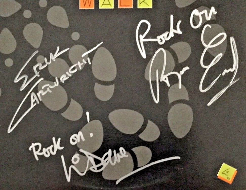 Foghat "Zig-Zag Walk" Vinyl - Signed - Lonesome Dave & Erik Cartwright ...