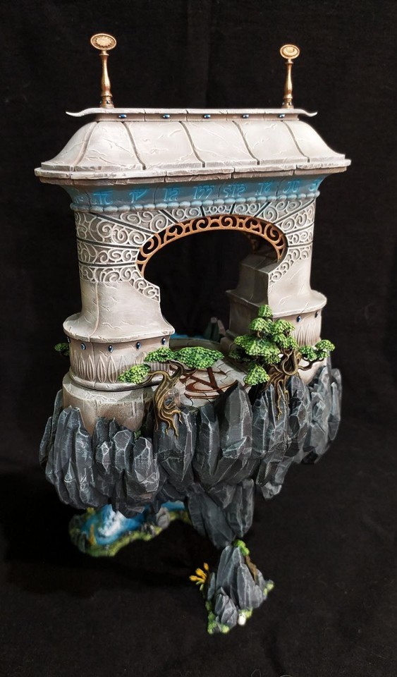 Shrine Luminor painted Warhammer Underworlds AoS Terrain Lumineth Realm ...