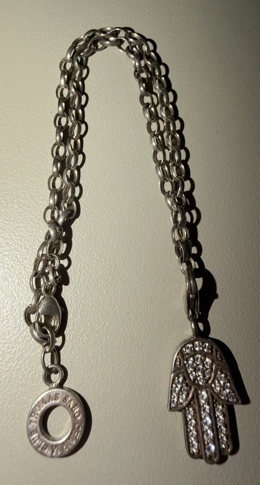 Thomas Sabo Hamsa Brilliants w/chain Sterling Silver. | eBay