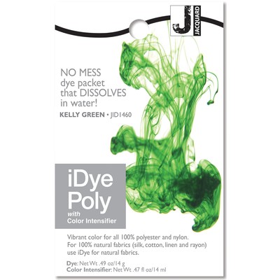 6 Pack Jacquard iDye Poly Fabric Dye 14g-Kelly Green IPOLY-460 | eBay