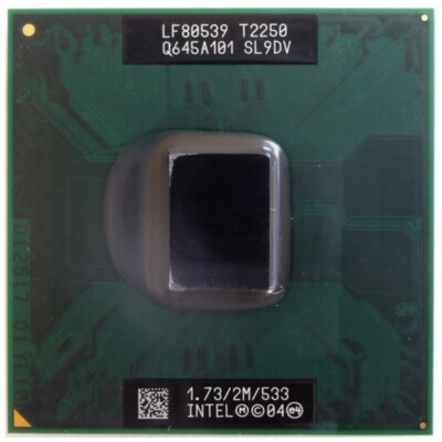 Microprocesseur SL9DV Intel Core Duo T2250 1,73Ghz Processeur Pièce de ...