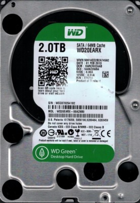 Western Digital WD20EARX-00AZ6B0 2TB DCM: HARCNV2AAB | eBay