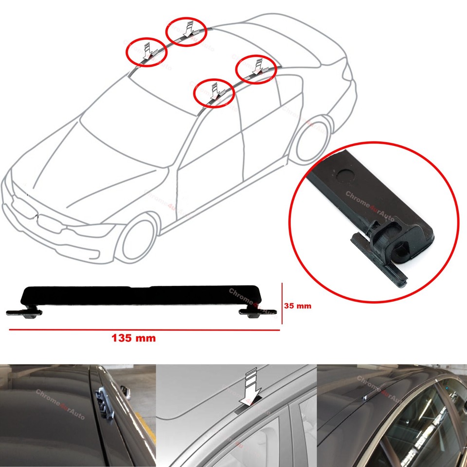 FOR BMW 550i 535i 528i, 530i, M5 Roof Molding Port Bag Cover ...