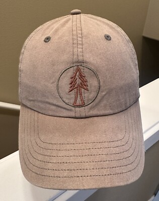 Pistol Khaki W Brown Tree Baseball Cap Hat O/S Adjustable | eBay