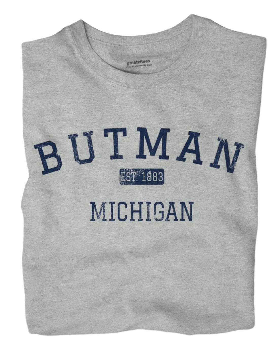 Butman Michigan MI T-Shirt EST | eBay