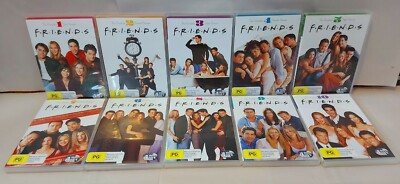 Friends Complete DVD Series All Seasons 40 Discs Central Perk Matthew ...