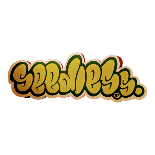 Seedless Clothing Company Logo 8 Bubbles 3.5" x 10.5" Large Sticker 420 ...
