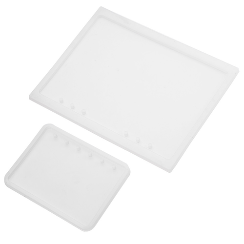 2pcs A5 A7 Notebook Shape Silicone Mold For Epoxy Resin Crystal Notepad ...