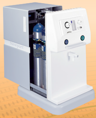 NEW Dental Portable 4 Tank Nitrous Cabinet - Digital Newport Flowmeter ...