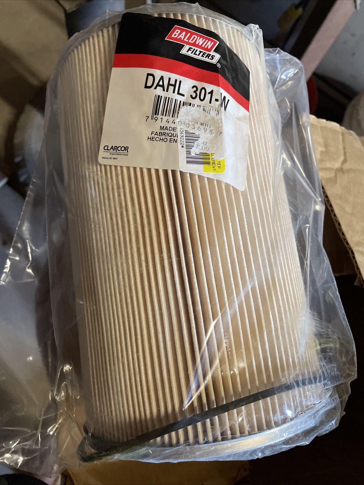 DAHL 301 - Fuel filter cross reference